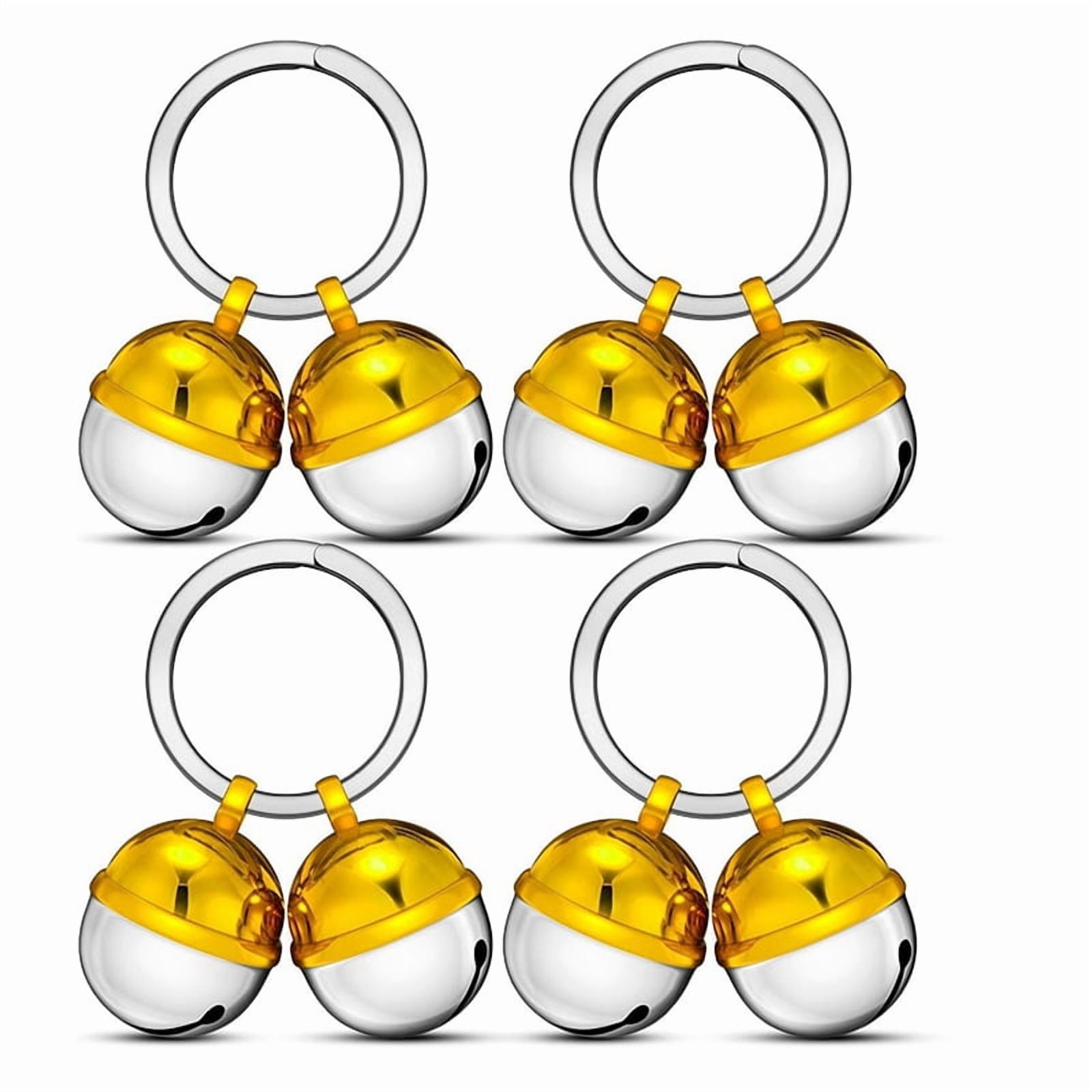 8 Pack Extra Loud Cat & Dog Bells, Brass Dog Collar Bell Pet Tracker ...