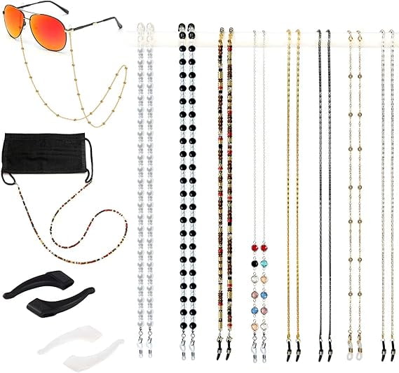 8 Pack Eyeglasses Strap , Eye Glasses Holders Around neck , Glasses ...