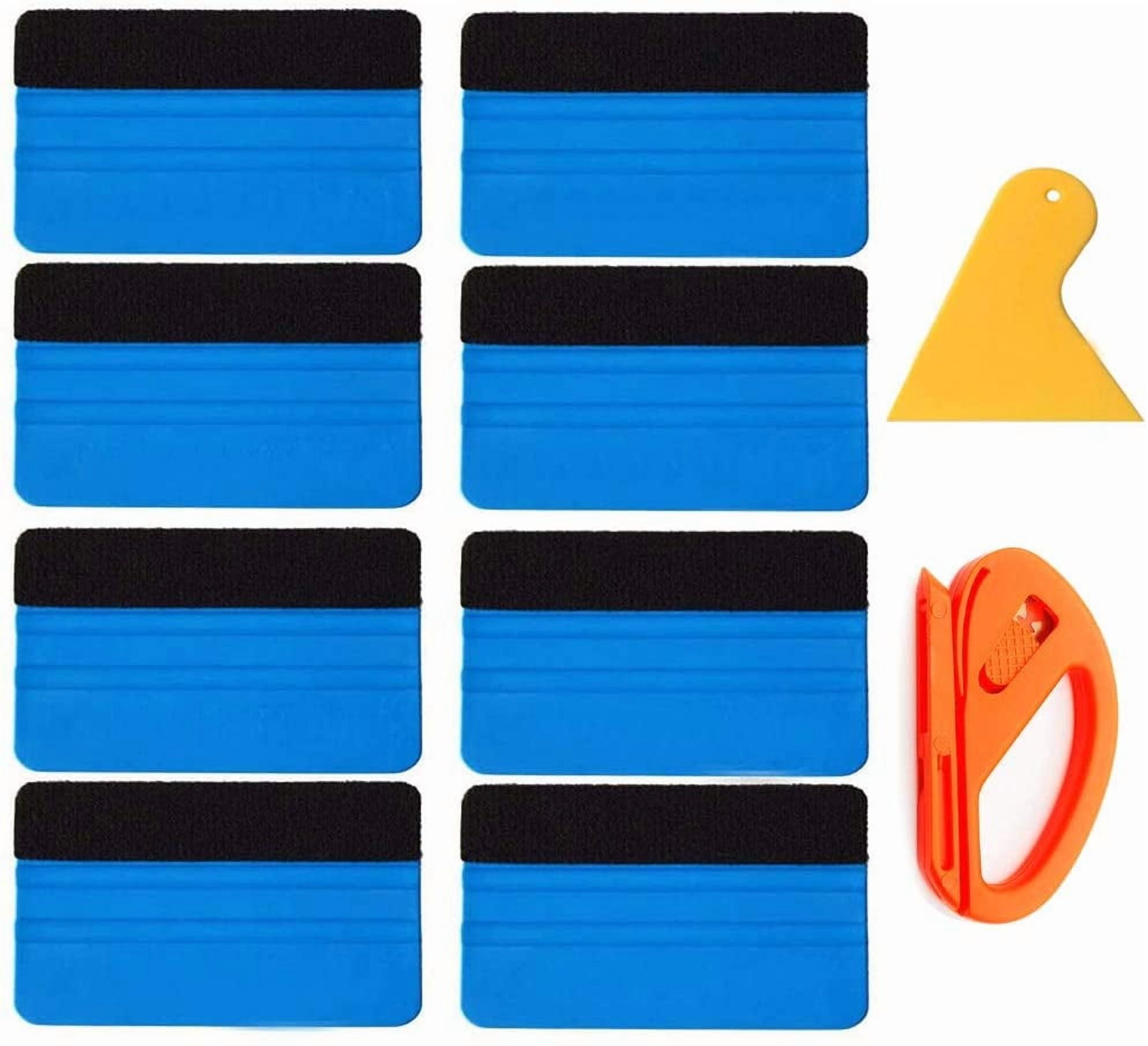 8 Pack Felt Squeegee Wrapping Tool, 4'' Inch Premium Scratch-Proof ...