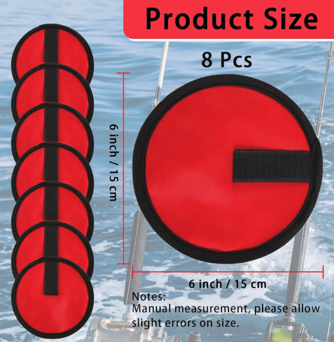 8 Pack Fishing Lure Covers, 6" Easily See Fishing Hook Cover, Fishing ...