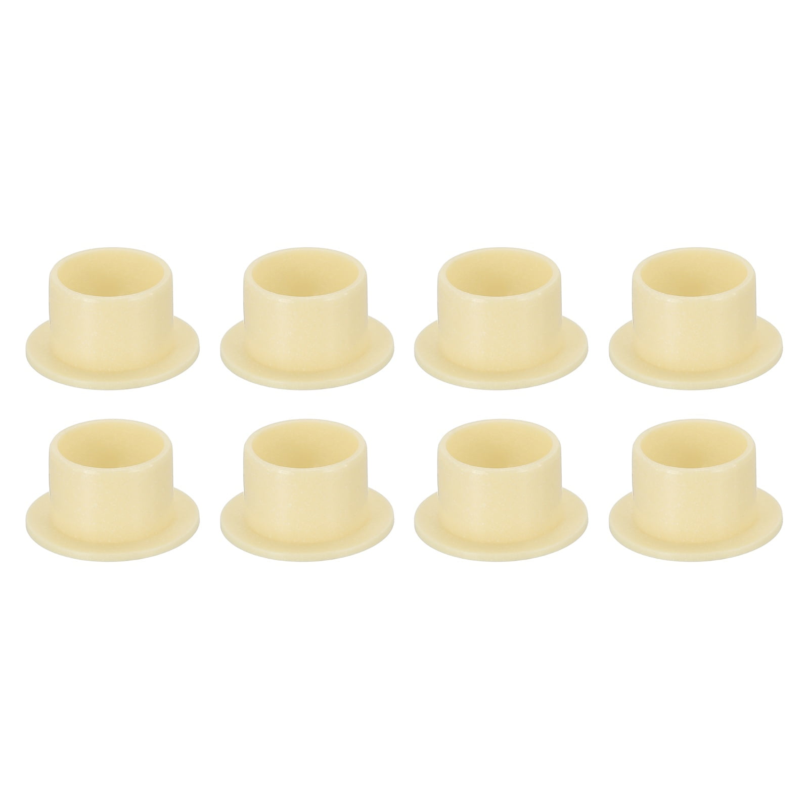 8 Pack Flanged Sleeve Bearing, Plastic Bushing ID 12mm x OD 14mm x ...