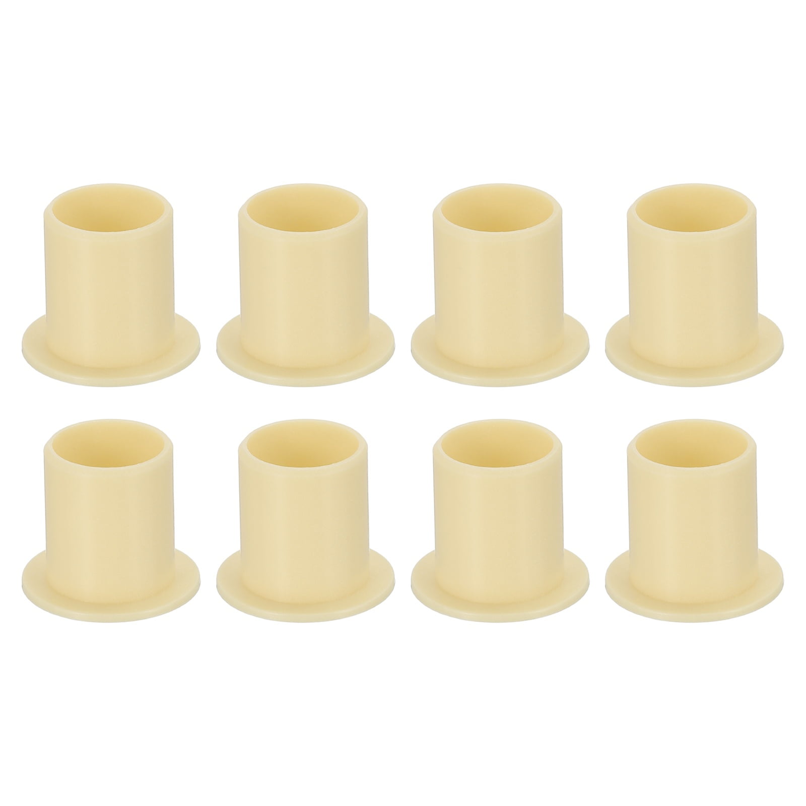8 Pack Flanged Sleeve Bearing, Plastic Bushing ID 12mm x OD 14mm x ...