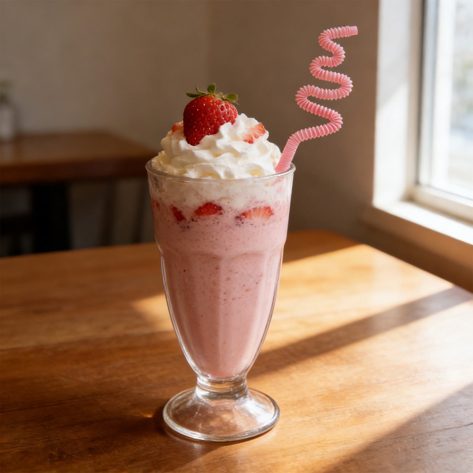 8-Pack Flexible Corrugated Straws, Extendable Reusable Plastic Drinking ...