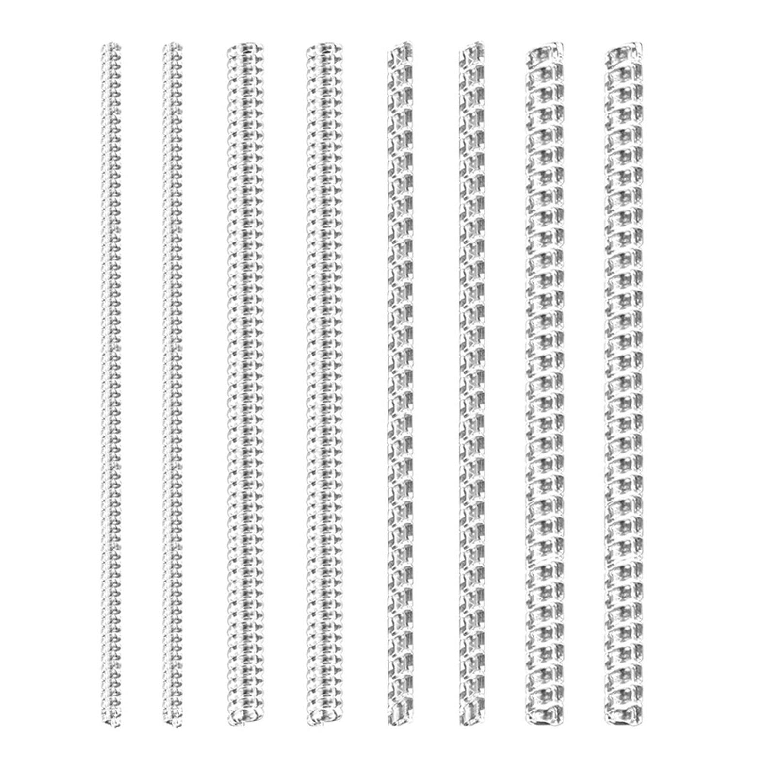 8 Pack Flexible Rings Tightener Size Reducer Coil Wrap Plastic Guards ...