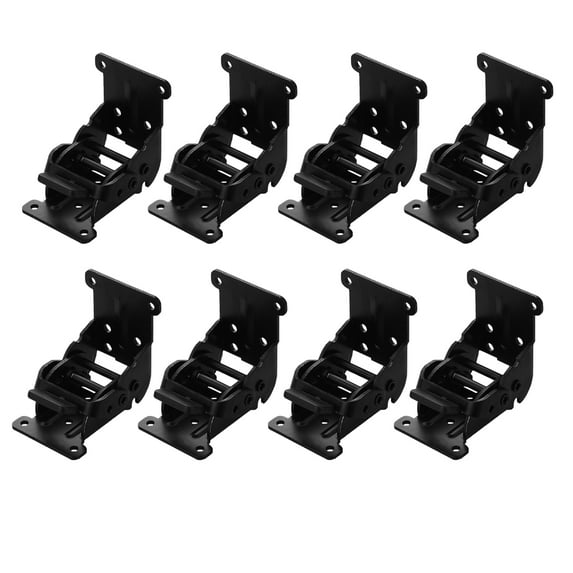8 Pack Folding Brackets, Heavy Duty Folding Table Bracket, Lock ...