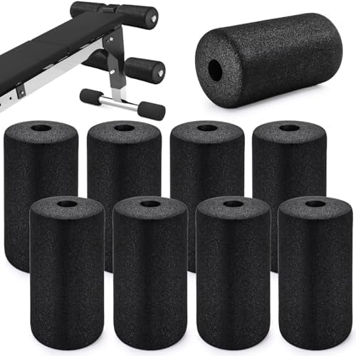 8 Pack Foot Foam Pads Rollers, Machine Leg Foam Roller, Fits 1" Tube ...