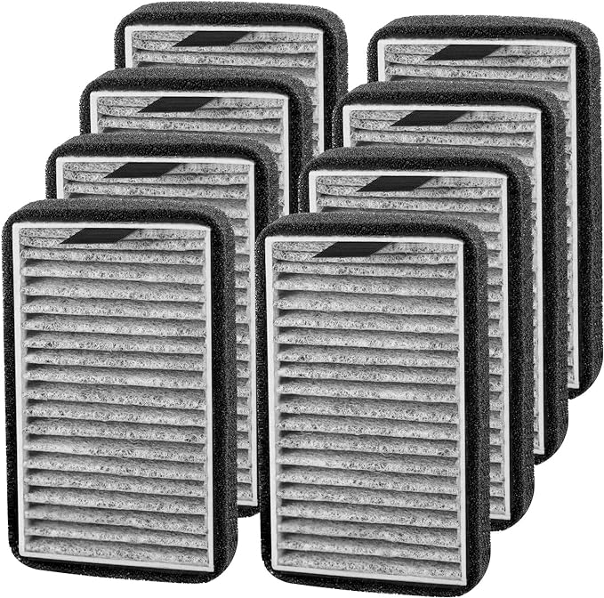 8 Pack For DSTx HEPA + Carbon Filters Replacement Compatible with ...
