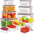 8 Pack Fruit Containers - Food storage containers for - Walmart ...