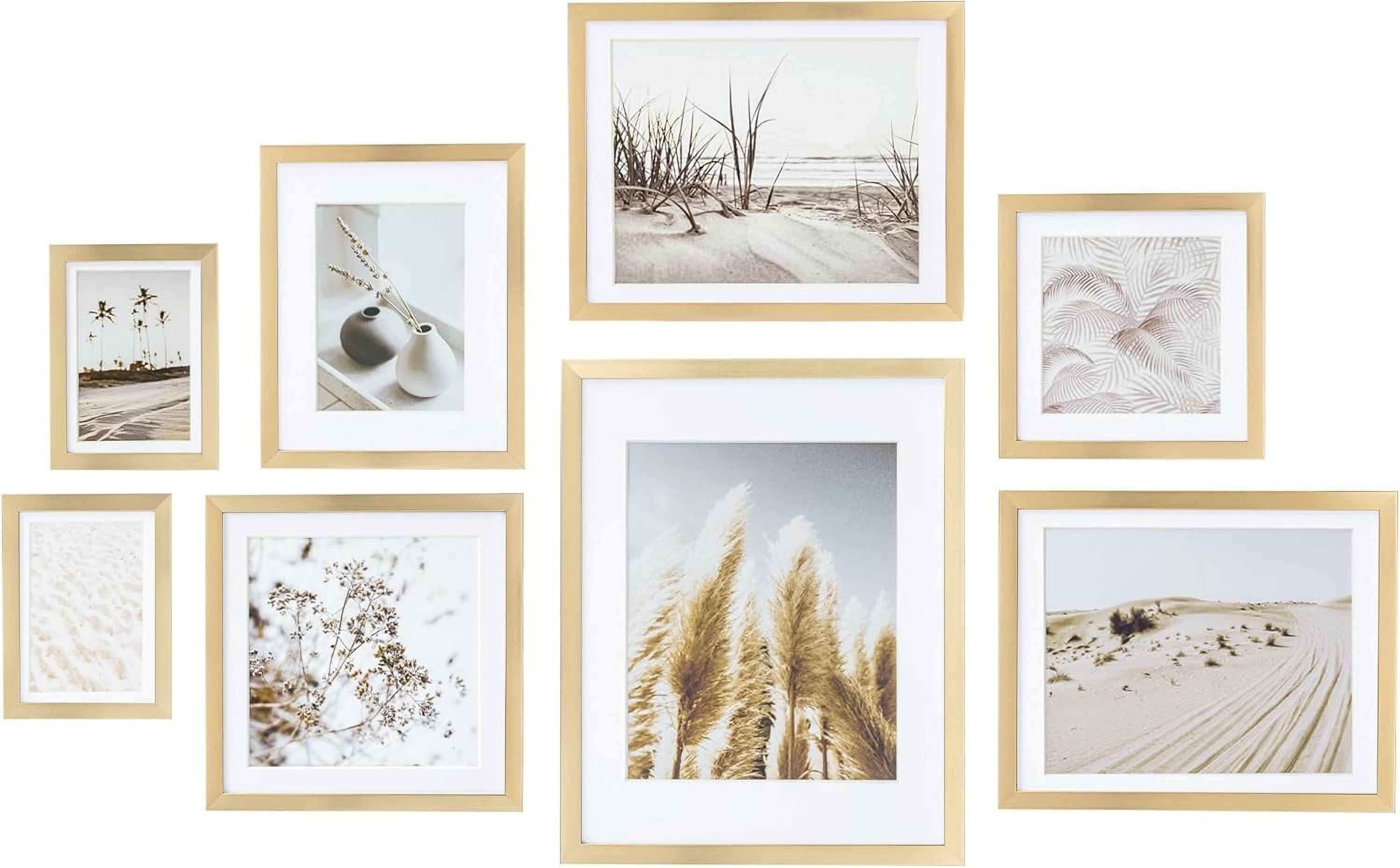 8 Pack Gallery Wall Frame Set Neutral Wall Art Decor,Picture Frames ...