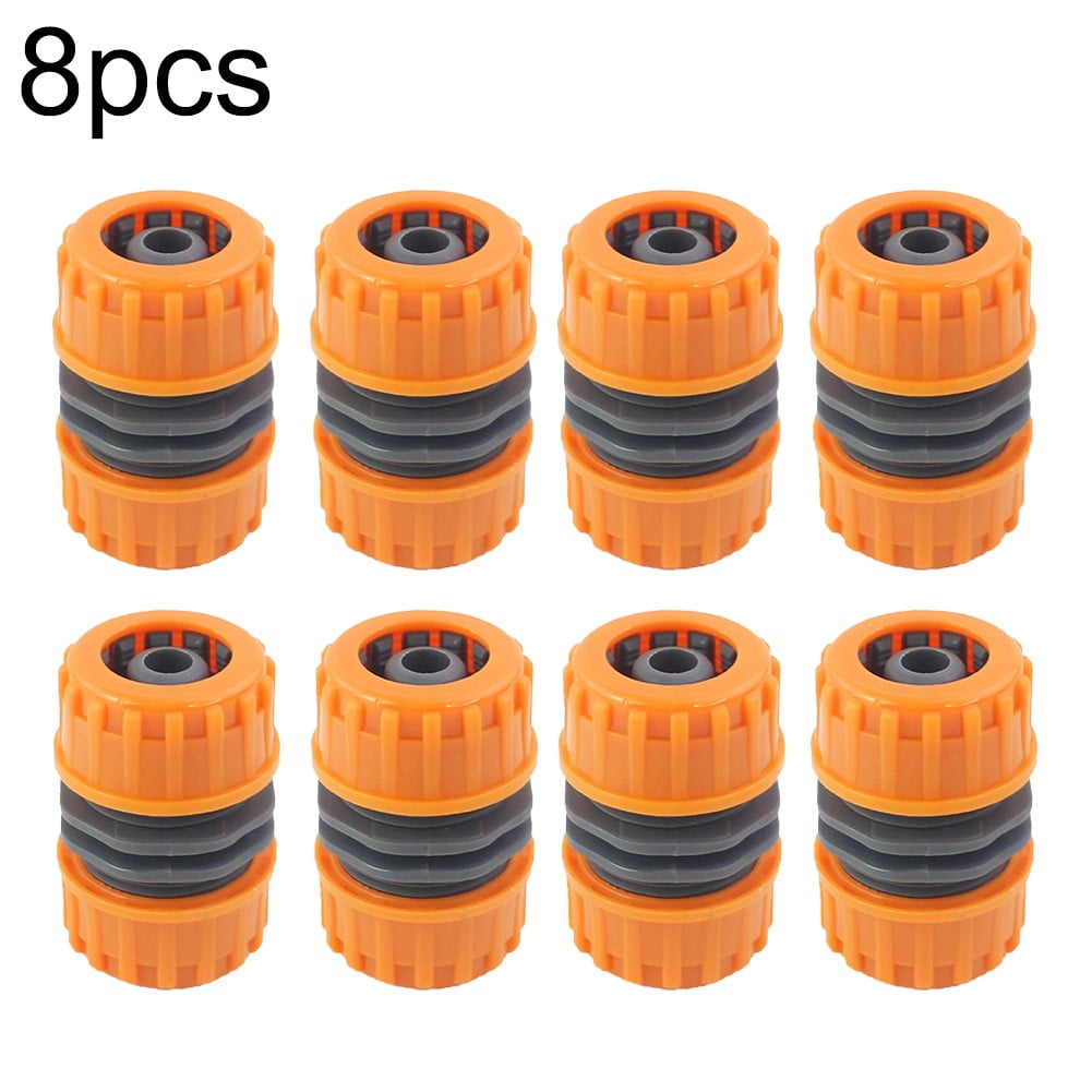 8-Pack Garden Hose Quick Connector Set, 1/2 Inch Double Hose Repair ...