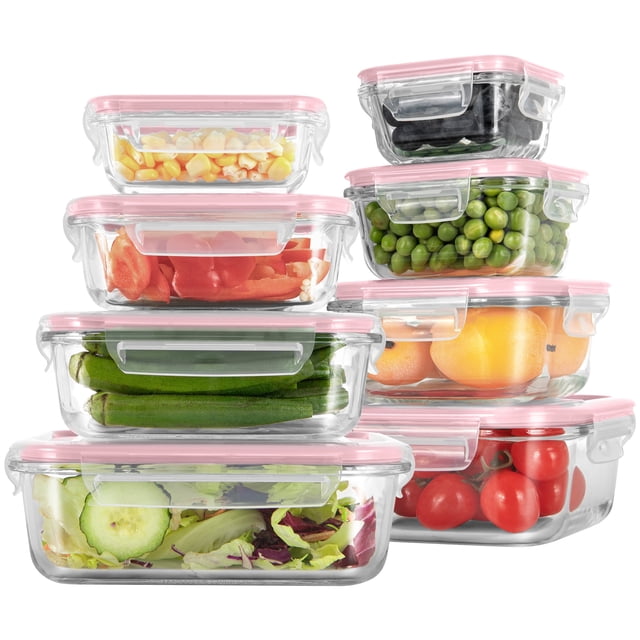 GPED 8 Glass Containers | Food storage containers for - Walmart ...