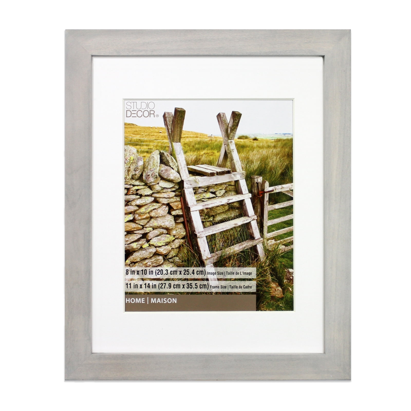 Studio Decor Gray Washed 8" x 10" Flat Frame, Home Collection, 8 Pack ...