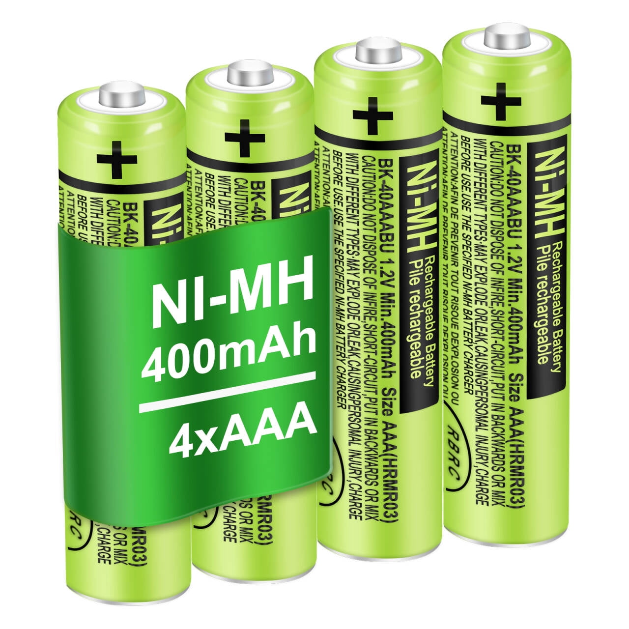 8 Pack HHR-4DPA NI-MH Rechargeable AAA Batteries for Panasonic 1.2V ...