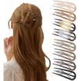 8 Pack Hair Pins for Women, U Shaped Bobby Pins Hair Forks for Buns ...