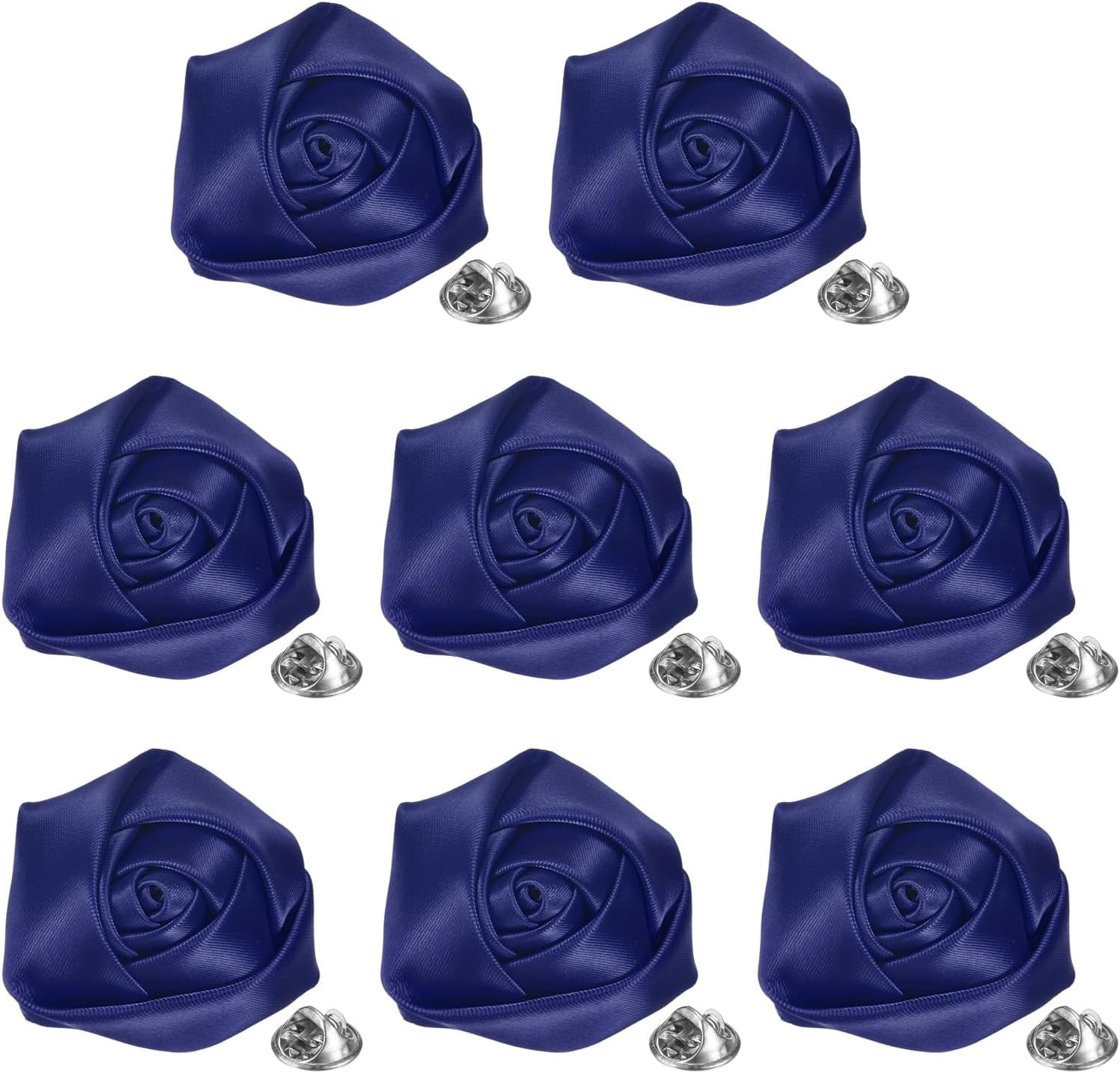 8-Pack Handmade Flower Brooch Button Pins for Men Suits, Formal ...