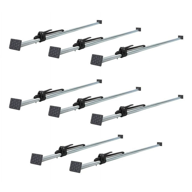 8 Pack Heavy Duty Adjustable Load Lock Bar for Semi Trailers, Truck Box ...