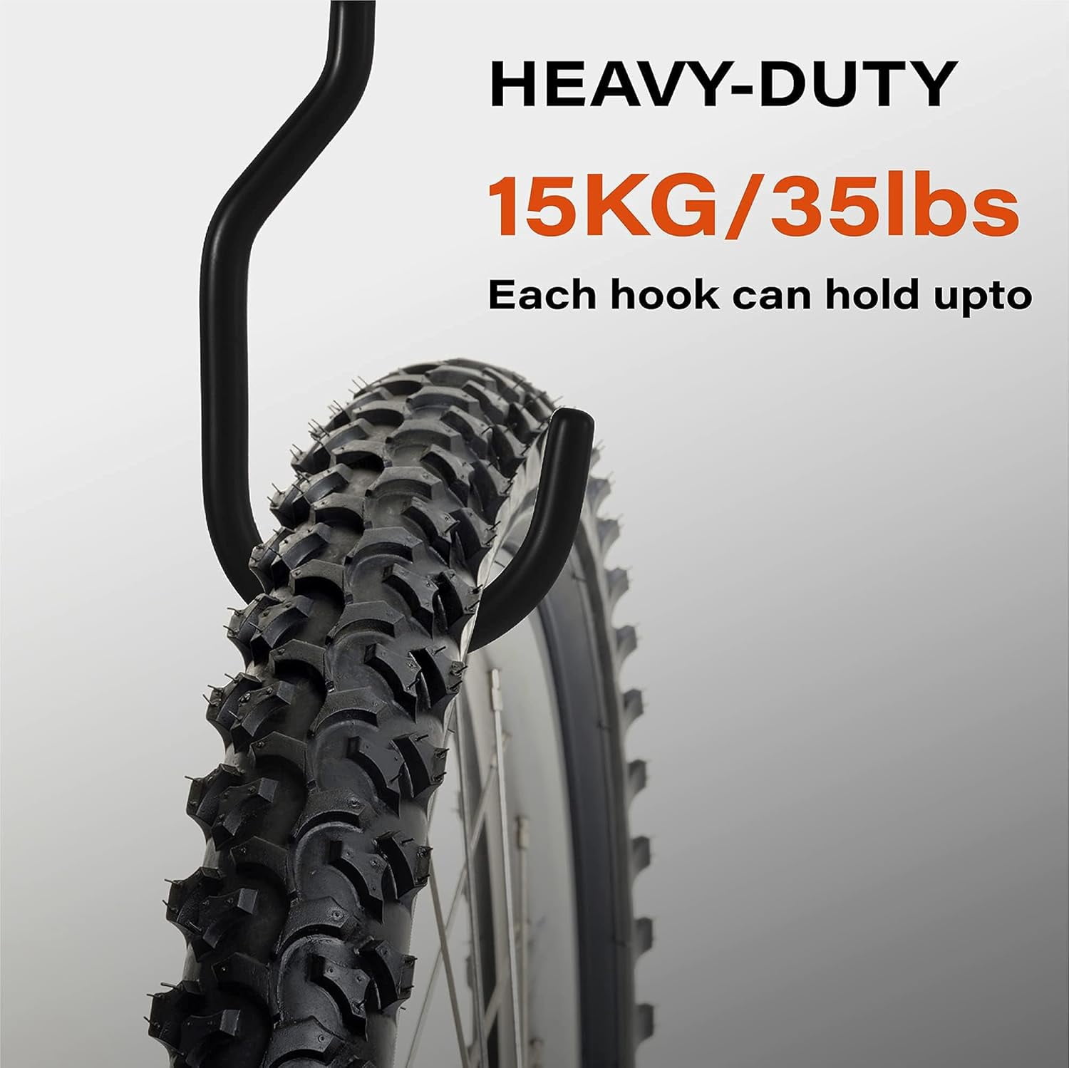 8 Pack Heavy Duty Bike Hooks,Screw in Storage Hook,for Garage Wall and ...