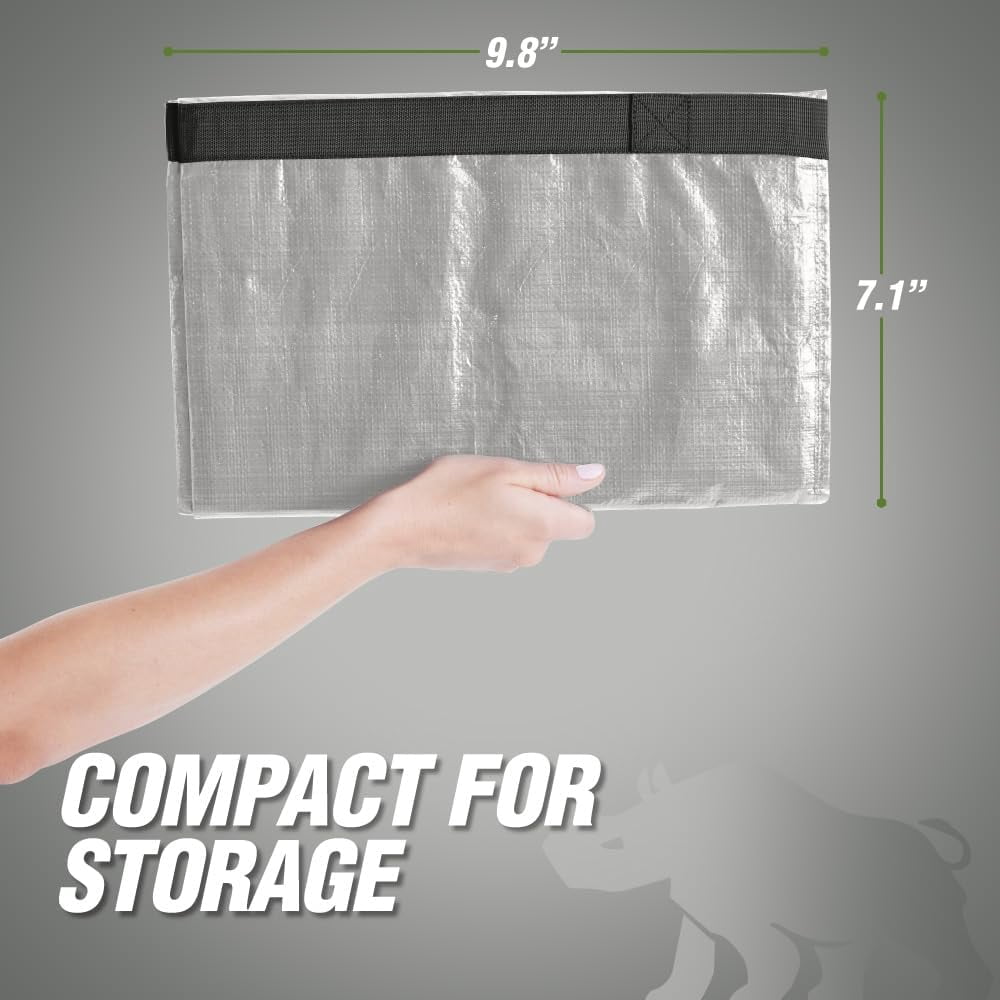 8 Pack Heavy Duty Extra Large Moving Bags, Bag with Strong Handles and ...