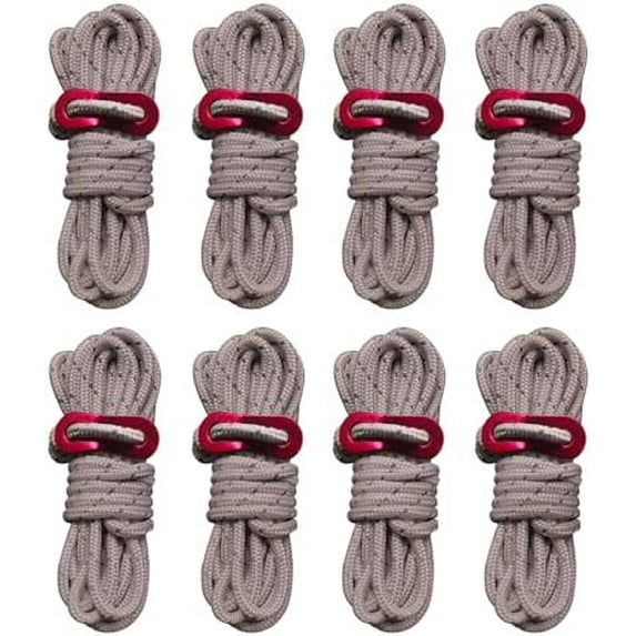 8 Pack High-Reflective Guy Lines 4mm Tent Cords High-Strength ...