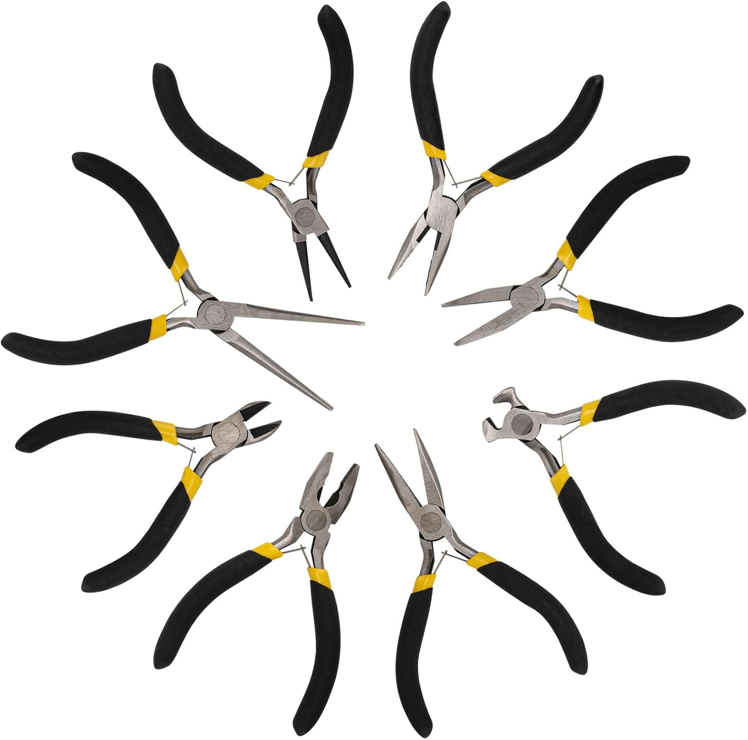 8 Pack Jewelry Pliers Set Jewelry Making Pliers Tools Kit Include ...