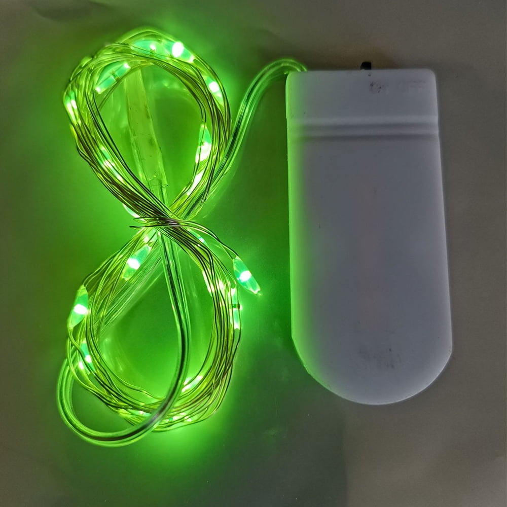 8 Pack LED String Lights 6.5ft / 20 LED Fairy Lights Battery Powered ...