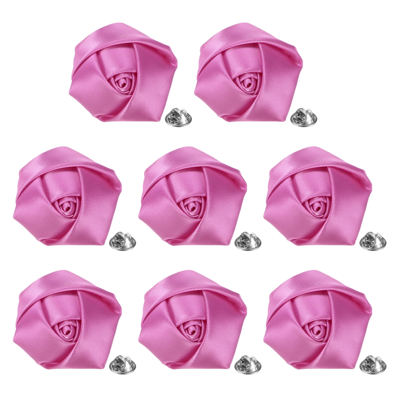 8-Pack Lapel Pin for Men Suits, 1.97" Flower Boutonnieres Brooch Pins ...