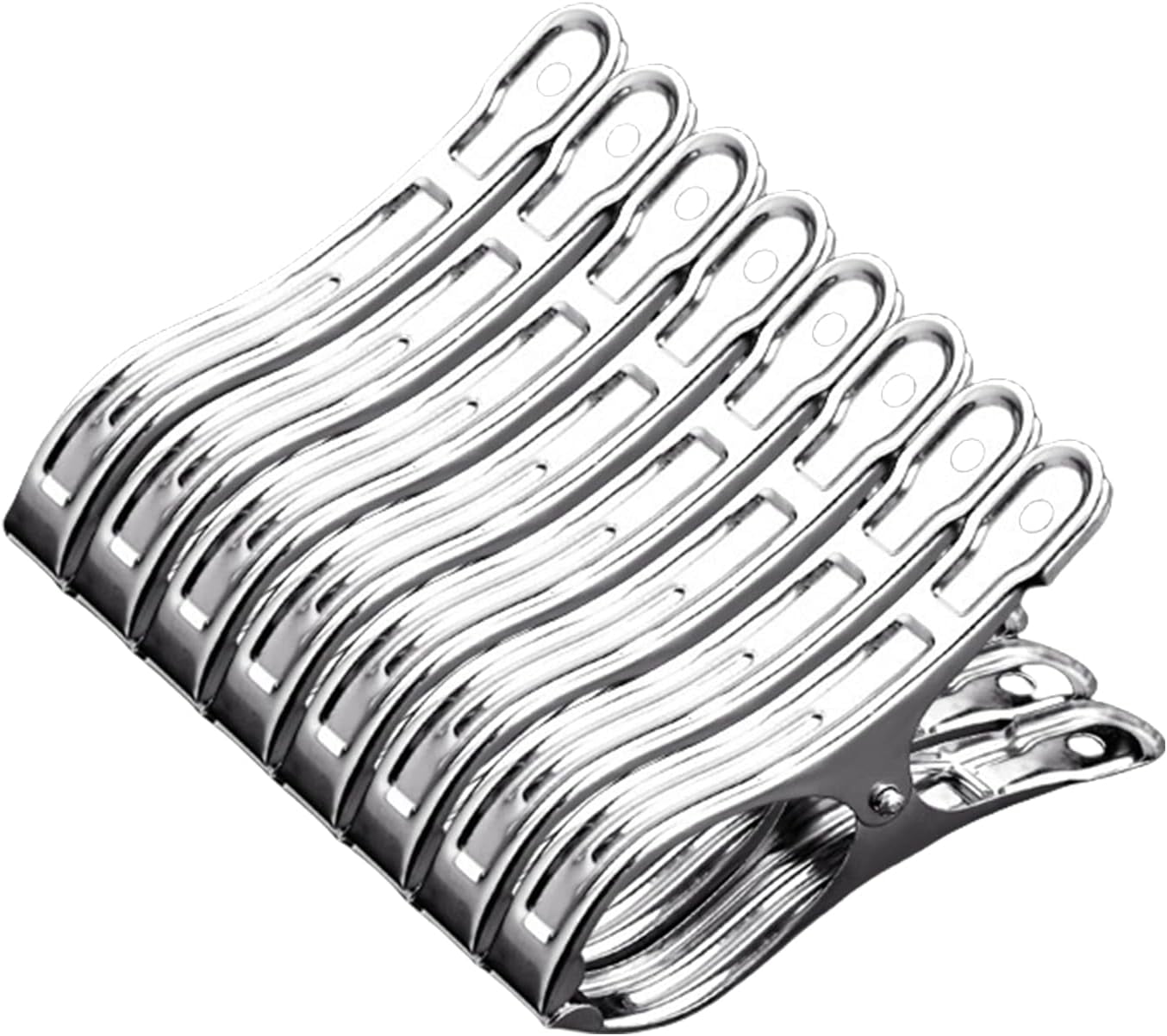 8 Pack Large Stainless Steel Clothes Clips for Beach Towels Stainless ...