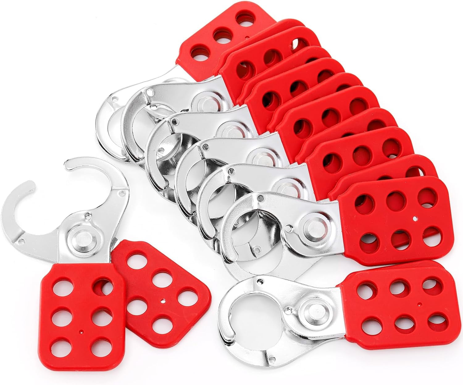 8 Pack Lock Out Tag Out Hasp, Tamper-Proof Stainless Steel Lockout ...