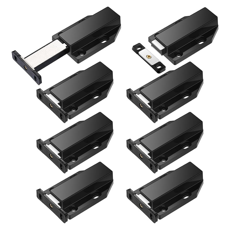 8 Pack Magnetic Push Latch Heavy Duty Push to Open Cabinet Hardware ...