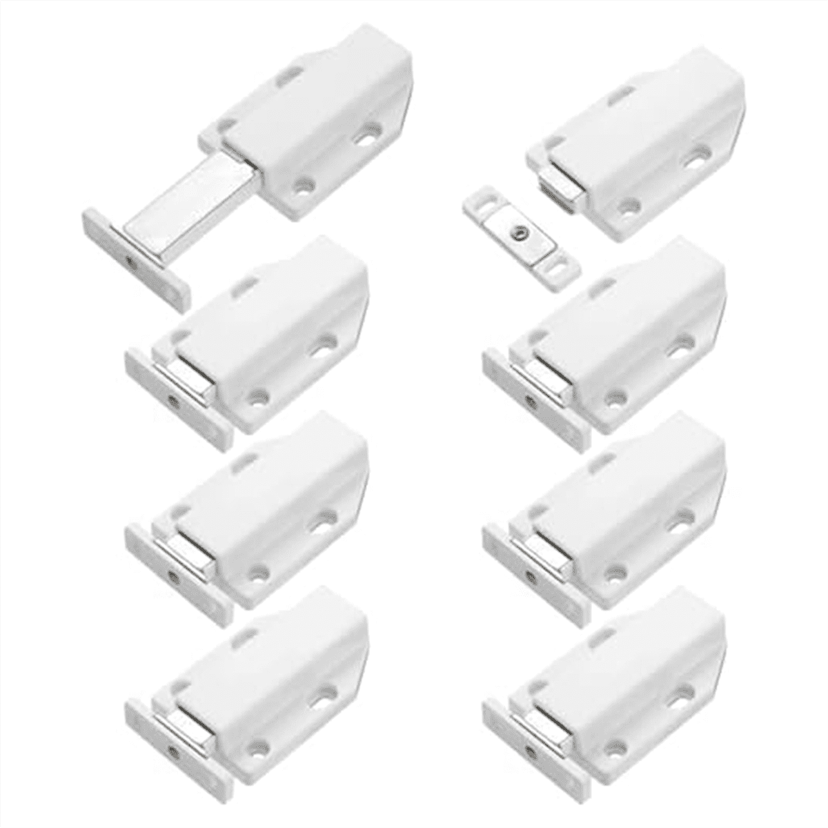 8 Pack Magnetic Push Latch Heavy Duty Push to Open Cabinet Hardware ...