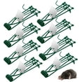 8 Pack Mole Gopher Trap Metal Tactical Rat Vole Traps Reusable Gopher Killer Keep Moles Out of ...