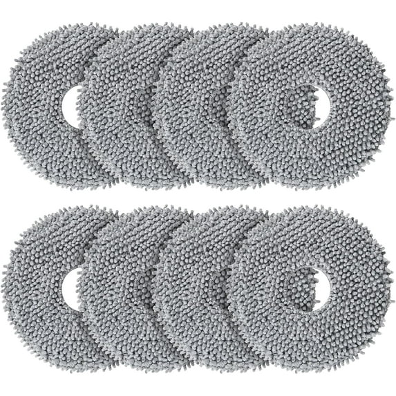 8 Pack Mop Pads for Roborock QV 35A/Saros 10R/Q Revo/Qrevo S/Qrevo Pro ...