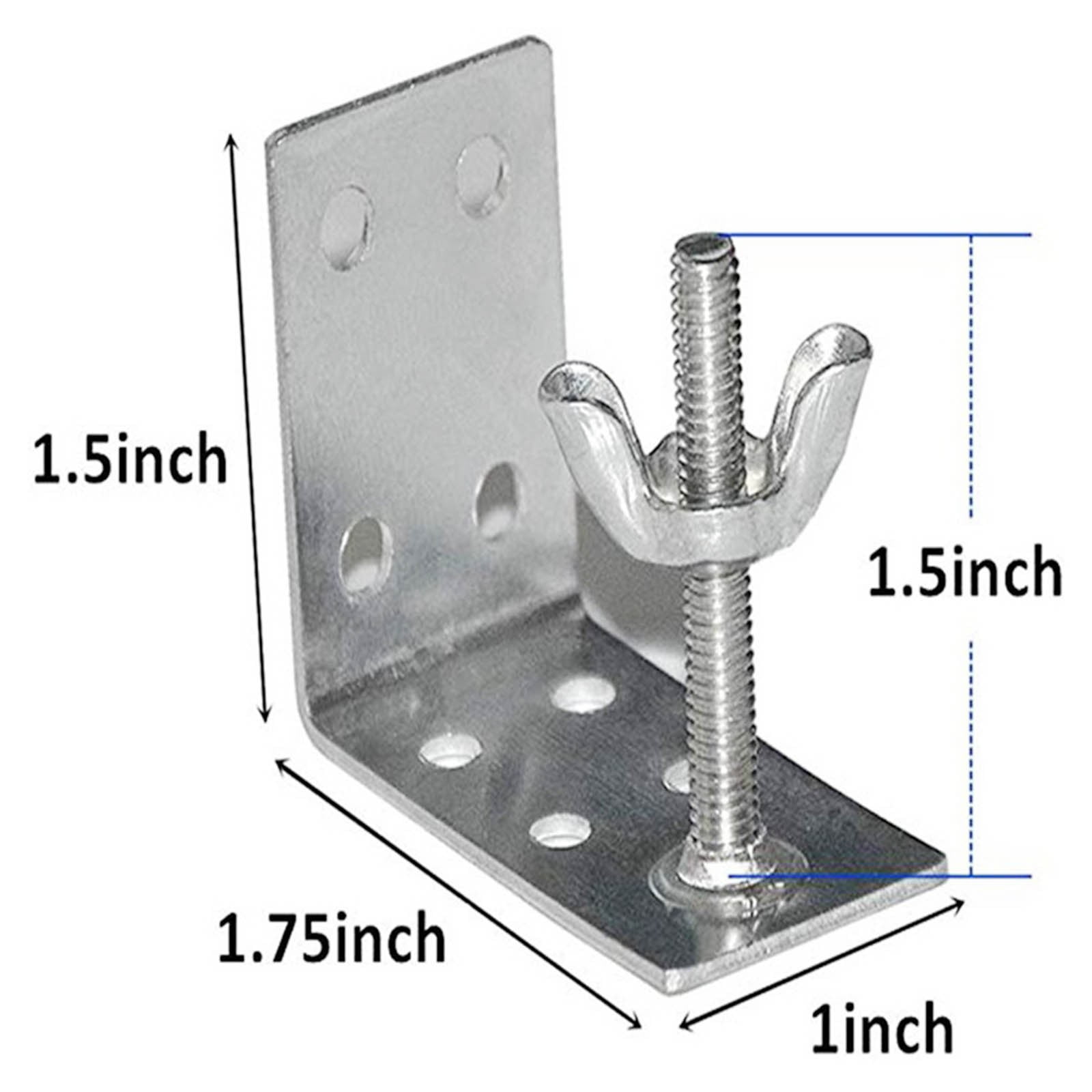 8-Pack Mounting L Brackets with Screws for Woven Wood Blinds - Walmart.com