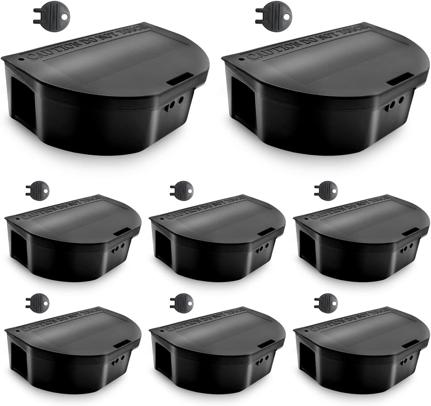 8 Pack - Mouse Bait Stations – Mice, Moles or Small Rodent Traps ...