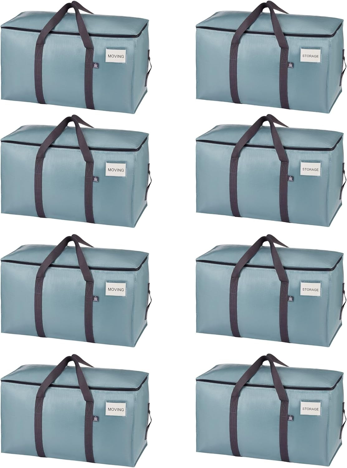 8 Pack Moving Bags, Upgraded Heavy Duty, Alternative To Moving Boxes ...