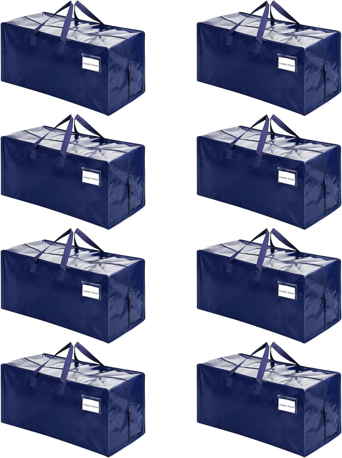 8 Pack Moving Bags w/Backpack Straps, Heavy Duty, Moving Boxes ...
