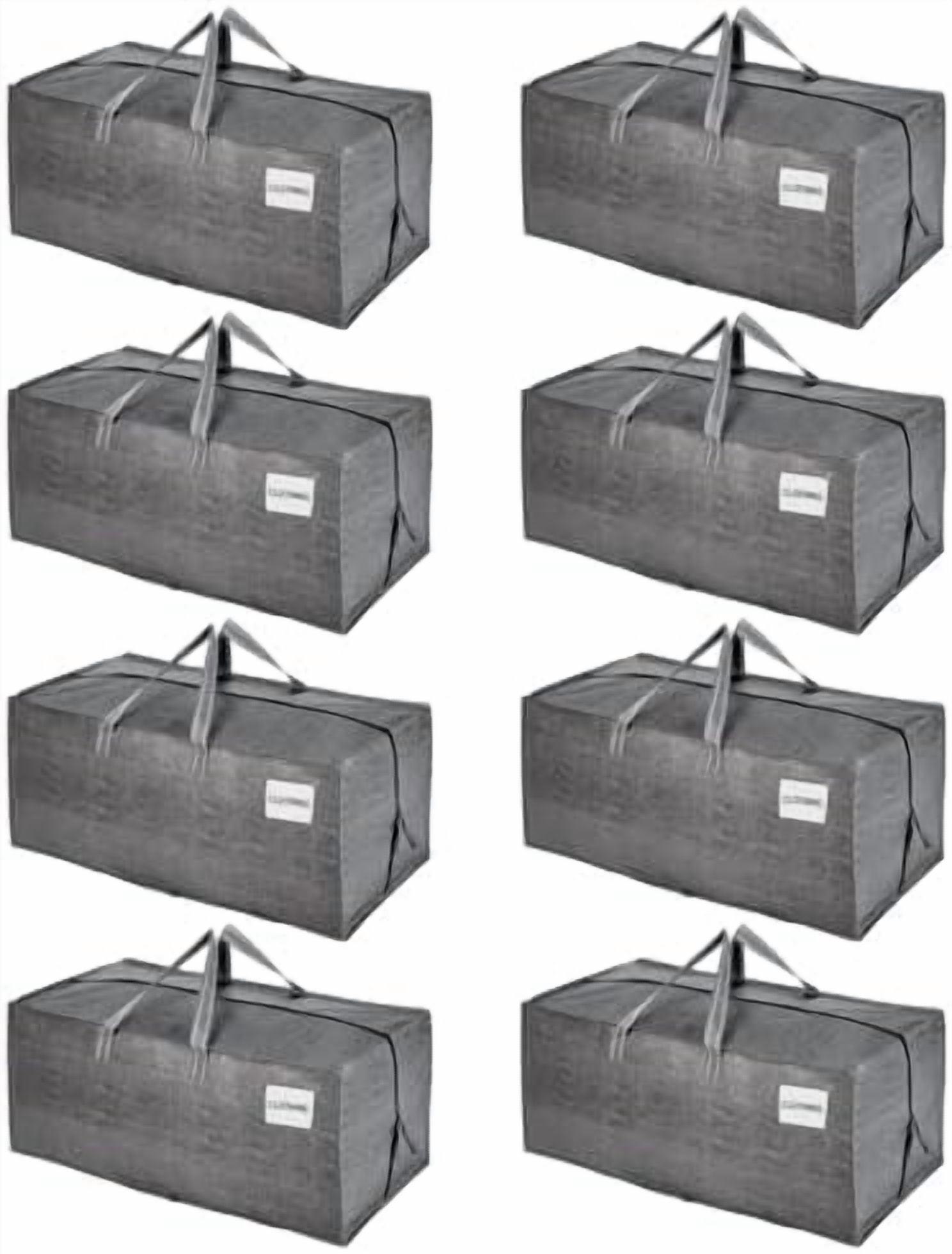 8 Pack Moving Bags w/Backpack Straps, Heavy Duty, Moving Boxes ...