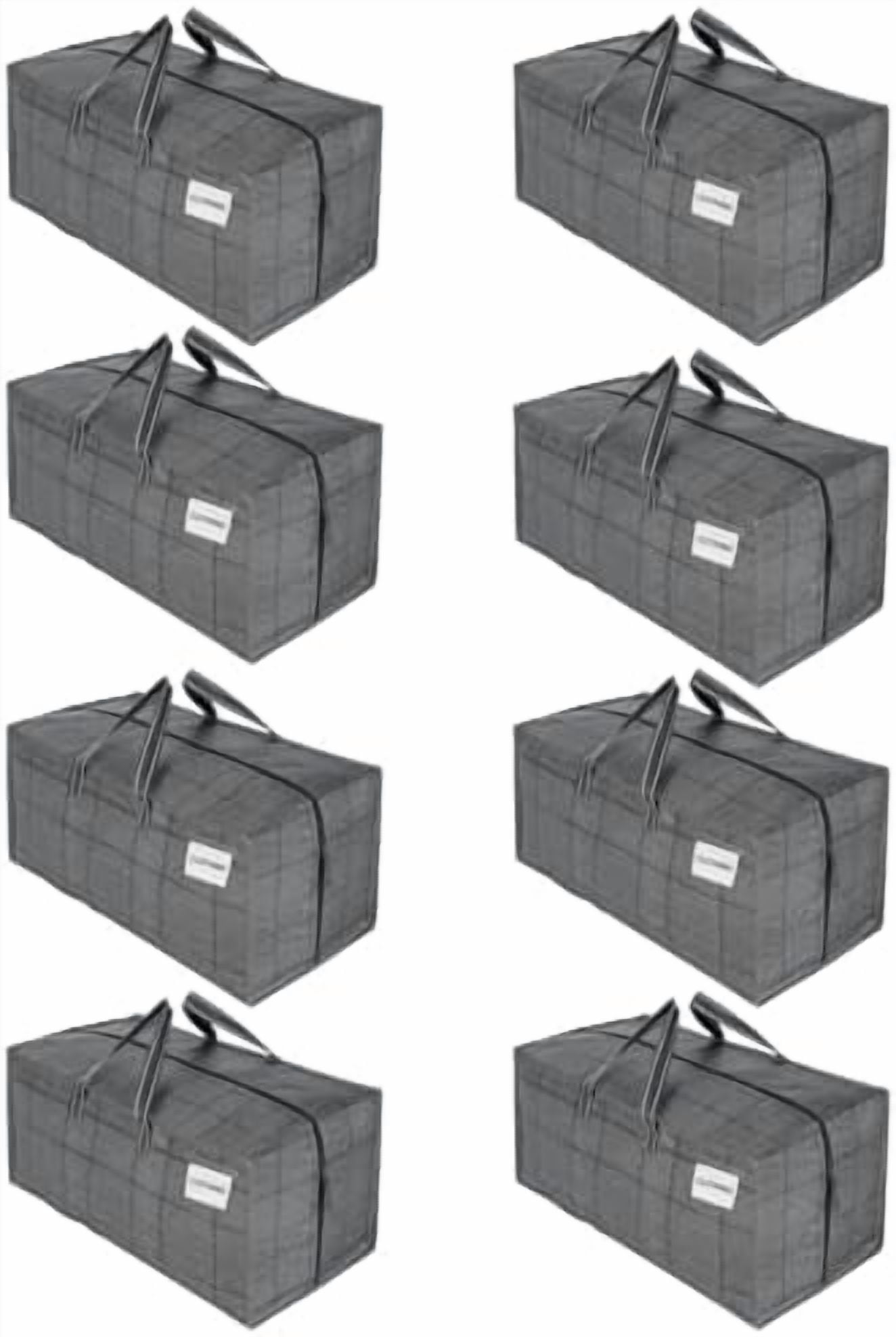 8 Pack Moving Bags w/Backpack Straps, Heavy Duty, Moving Boxes ...