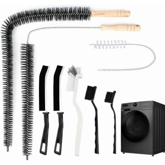8 Pack Multi-Purpose Washing Machine and Flexible Dryer Vent Cleaning ...