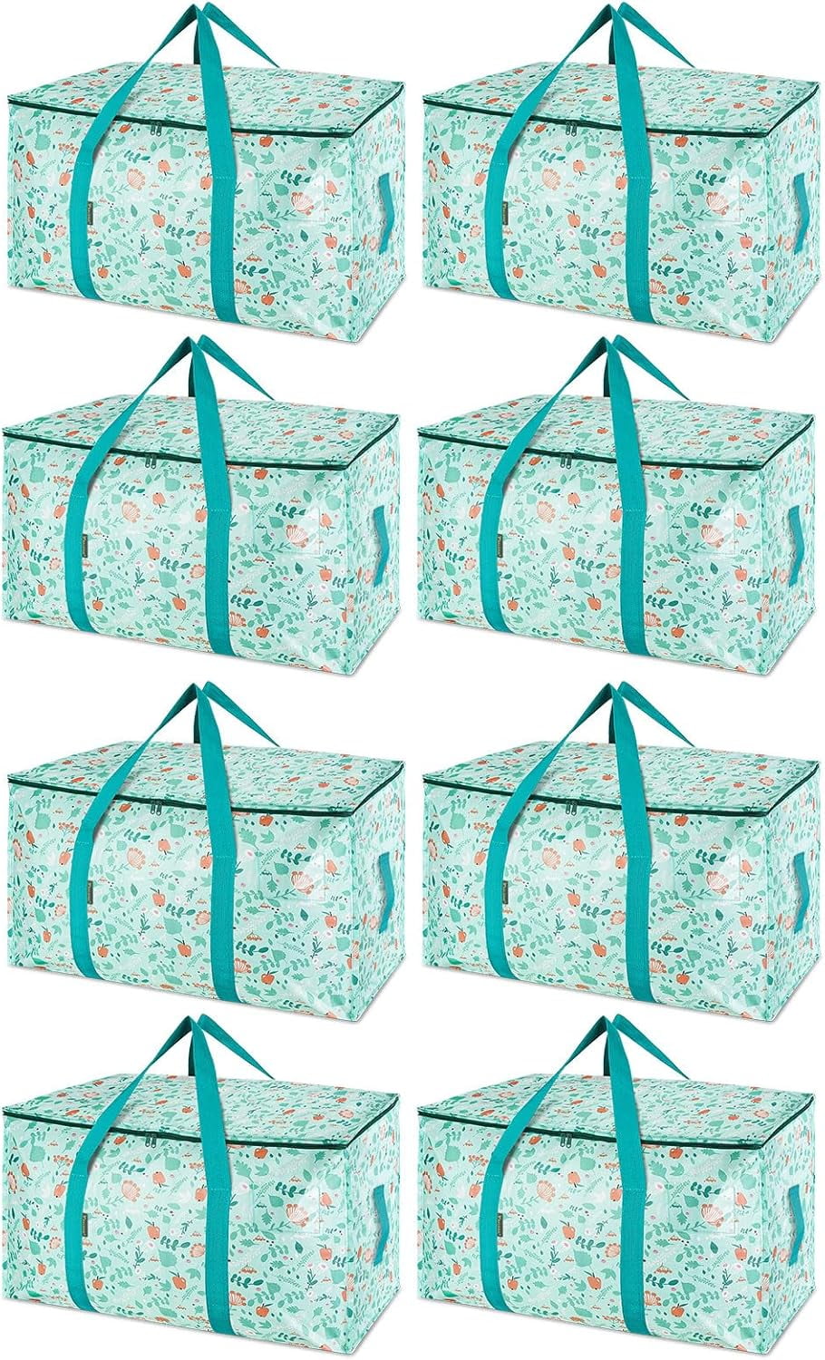 8-Pack Oversized Moving Bags with Reinforced Handles, Heavy-Duty ...