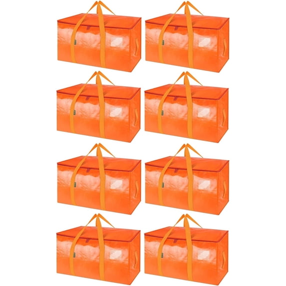 8-Pack Oversized Moving Bags with Reinforced Handles, Heavy-Duty ...