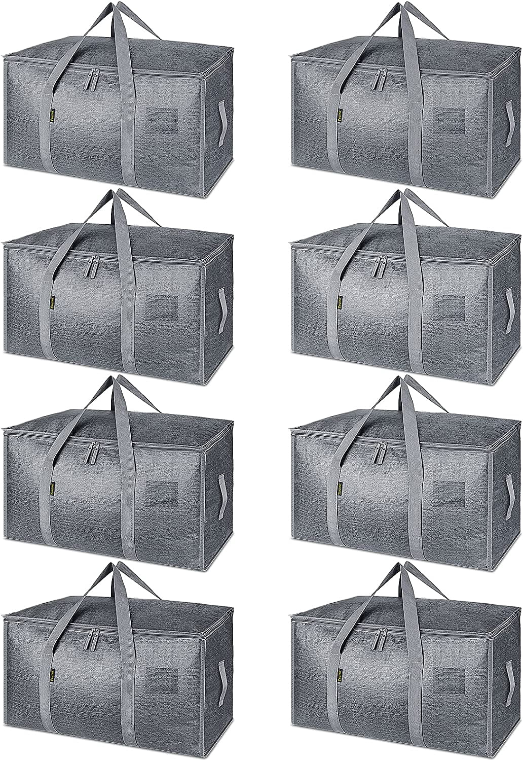 8-Pack Oversized Moving Bags with Reinforced Handles, Heavy-Duty ...