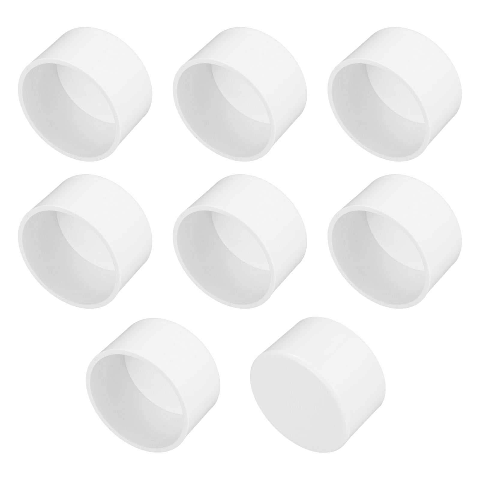 8-Pack Pipe End Cap Fitting, 2-1/2 Inch Furniture Grade Pipe End Cap ...