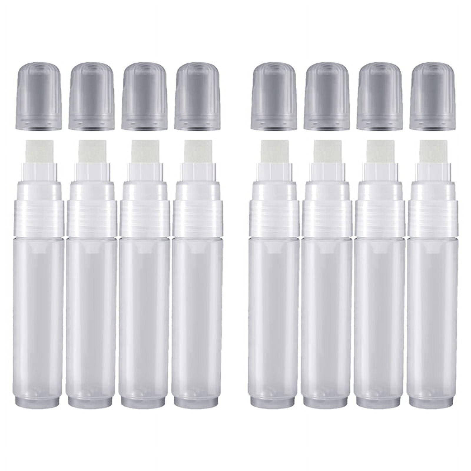 8 Pack Paint Pens 15 mm Empty Acrylic Permanent Marker Clear White ...