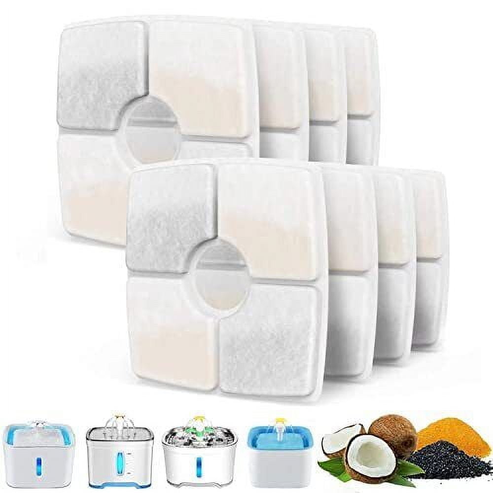 Walmart 8 Pack Replacement Carbon Charcoal Filters for 84oz/2.5L Pet ...