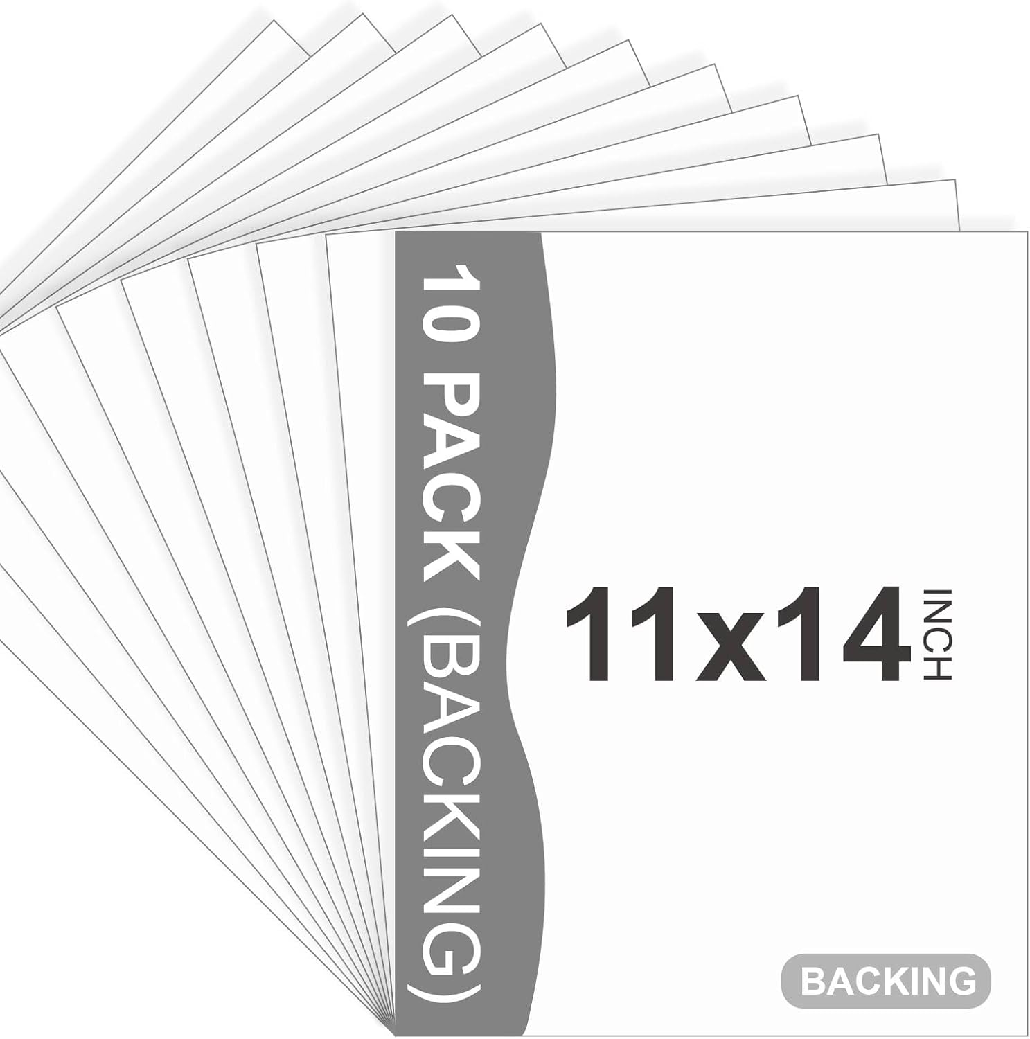 8 Pack Picture Mats for Frames, Acid Free 11x14 Matted to 8x10, Picture ...
