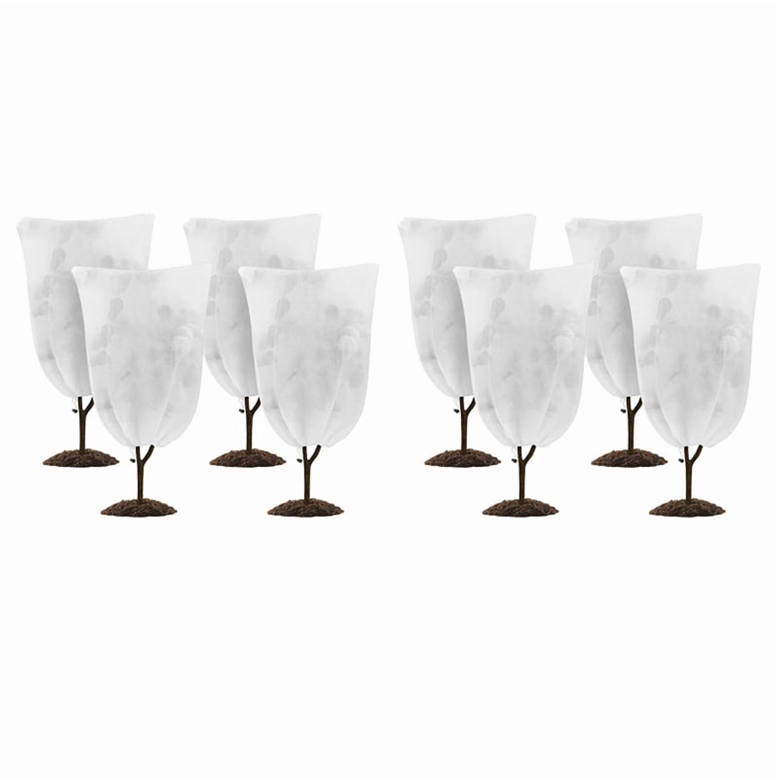 8 Pack Plant Covers Freeze Protection 24X 32In Winter Cold Weather ...
