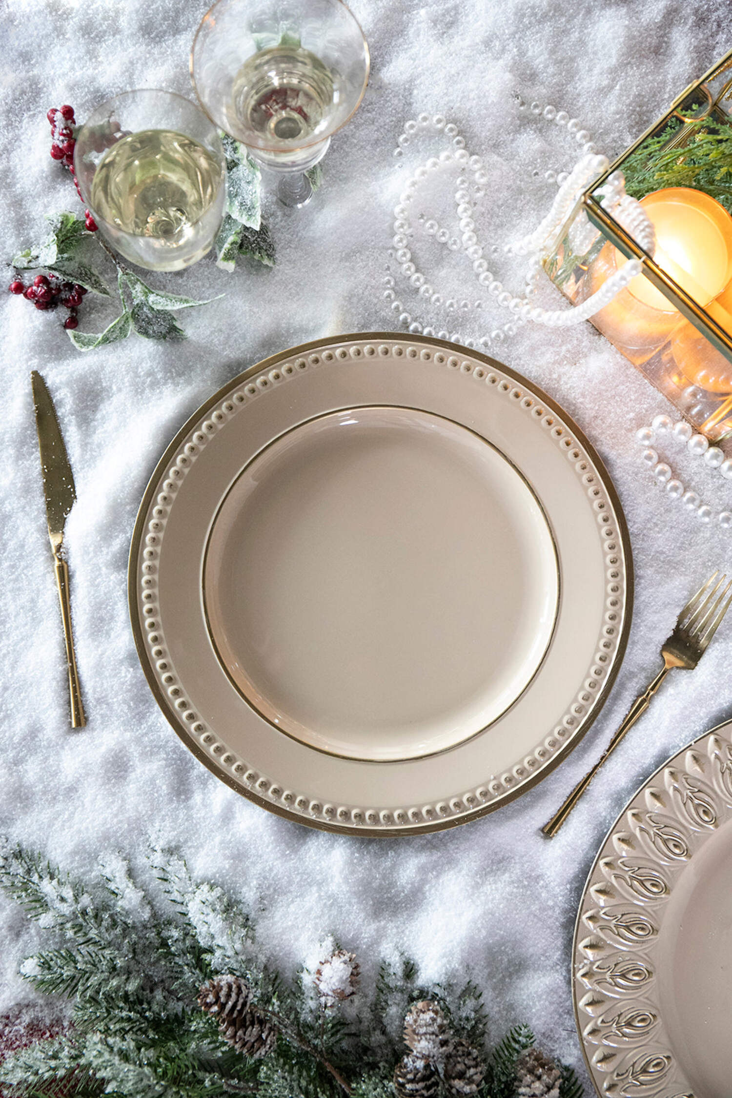 8 Pack Plastic Charger Plate, D13" Cream Polypropylene - Walmart.com