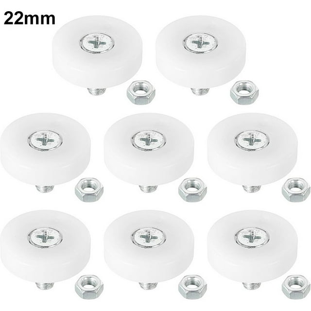8 Pack Plastic Drawer Pulley Replacement Wheels Bearing Small Pulley ...