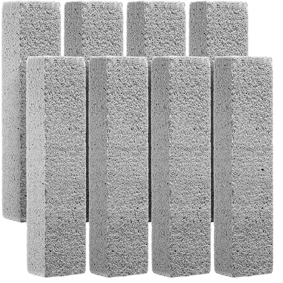 8 Pack Pumice Stone Toilet Bowl Cleaner for Hard Water Rings | Scouring ...